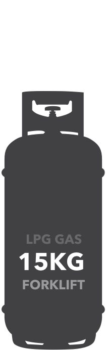 15Kg LPG Forklift Gas Cylinder - 45kg LPG Gas Bottle Delivery Service